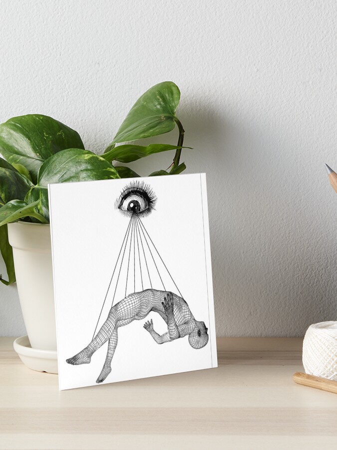 "Body levitating through the Eye, Geometrization" Art Board ...