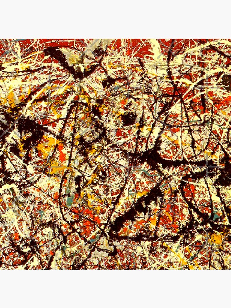 "jackson pollock Abstract painting art,Art of jackson PollockMural on ...