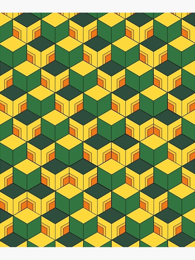 "Demon Slayer Tomioka Giyu Haori Pattern Poster" Photographic Print for ...