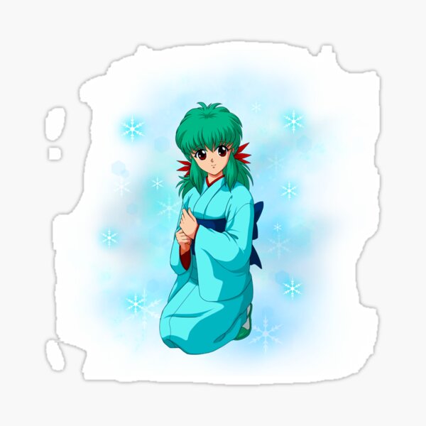 "Yukina Yu Yu Hakusho" Sticker by Piece-One | Redbubble