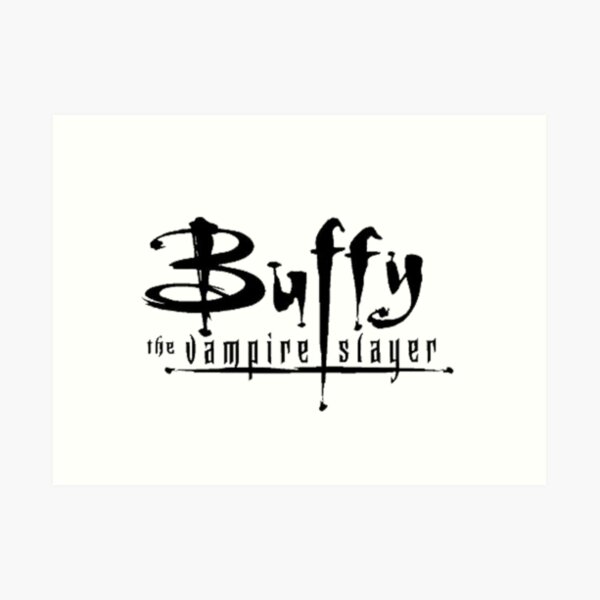 "Buffy the Vampire Slayer LOGO" Art Print for Sale by jaquelinefox ...