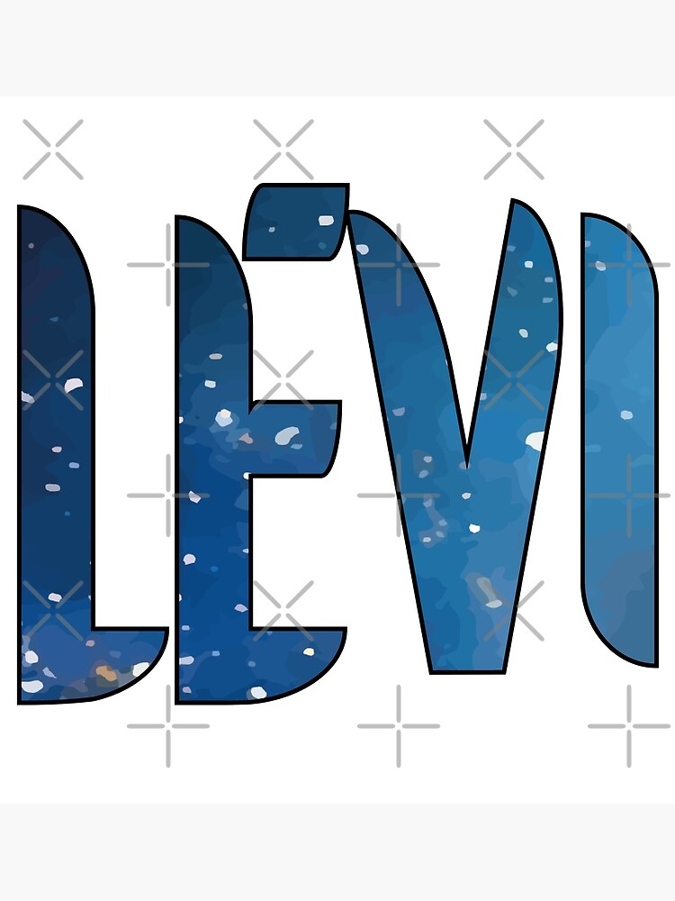 "LEVI Name IV - My name is LEVI - typography name - Galaxy Vibe" Poster ...