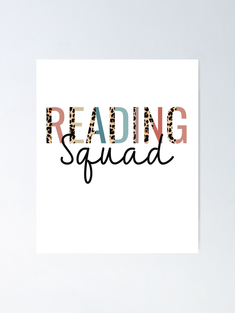 "Reading Squad Leopard For Teacher Coaches and Librarians" Poster for ...