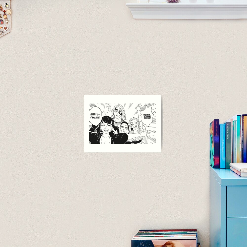 "Tengen Uzui | Makio | Suma | Hinatsuru | Demon Slayer." Art Print for ...