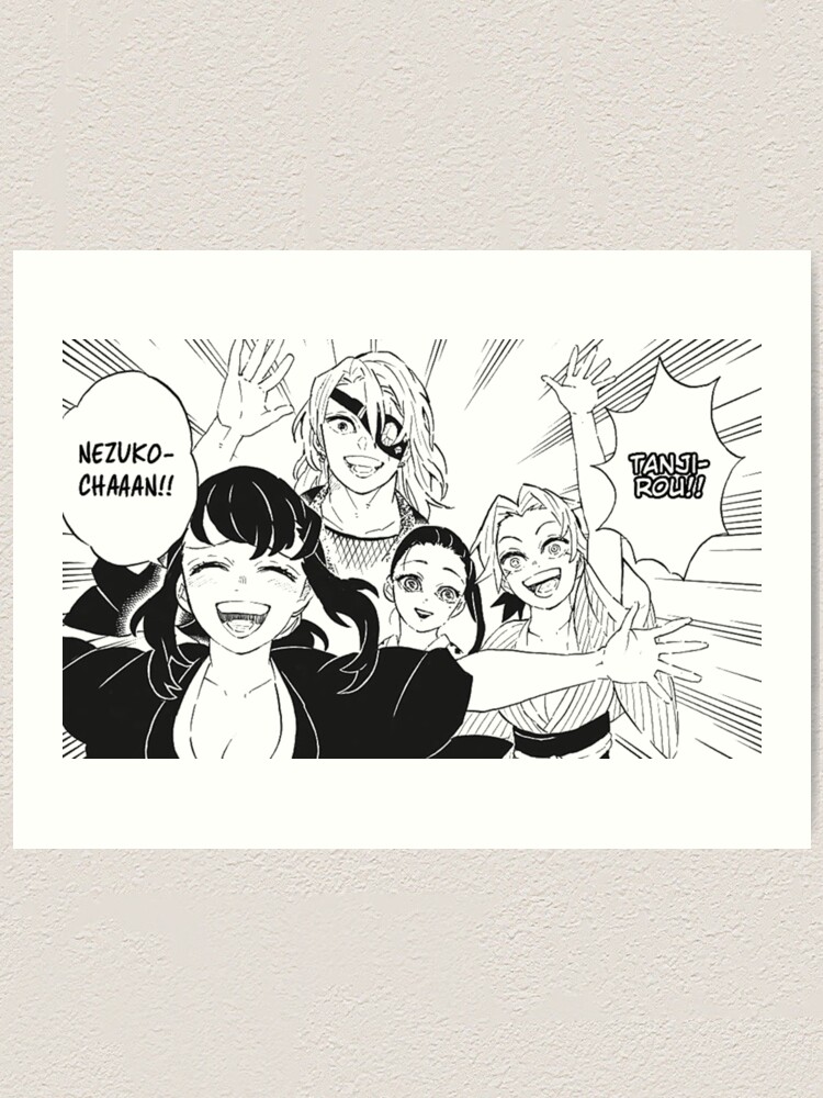 "Tengen Uzui | Makio | Suma | Hinatsuru | Demon Slayer." Art Print for ...