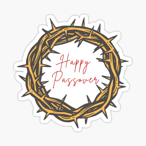 "Happy Passover, Sacrifice" Sticker by Snow84 | Redbubble
