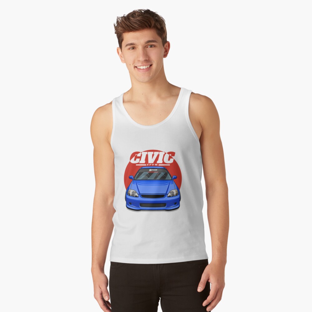 "Civic Crew (blue)" Sticker for Sale by JayPaburisat | Redbubble