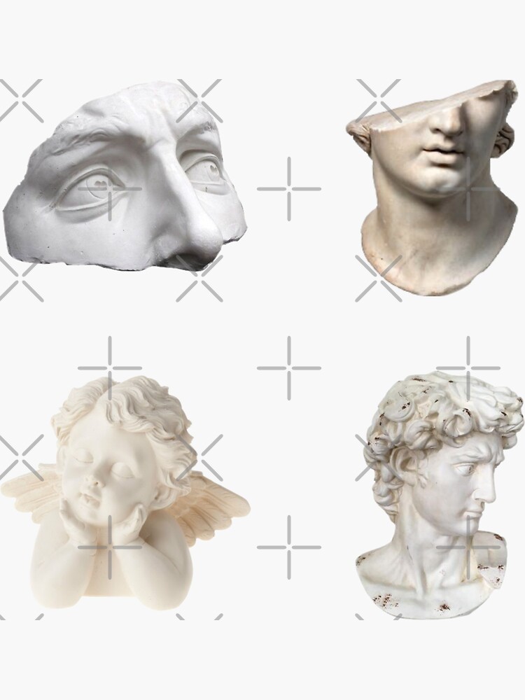 "Ancient Sculptures Sticker Pack" Sticker by TheBohoFactory | Redbubble