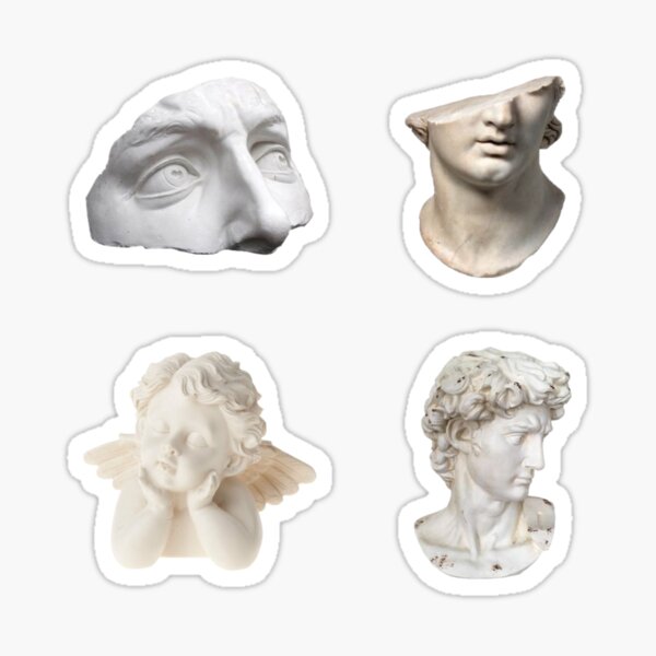 "Ancient Sculptures Sticker Pack" Sticker by TheBohoFactory | Redbubble