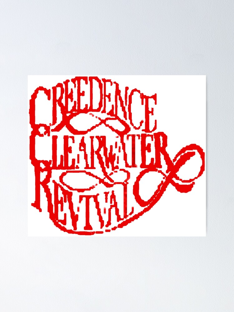 "red logo" Poster for Sale by garettkunde | Redbubble