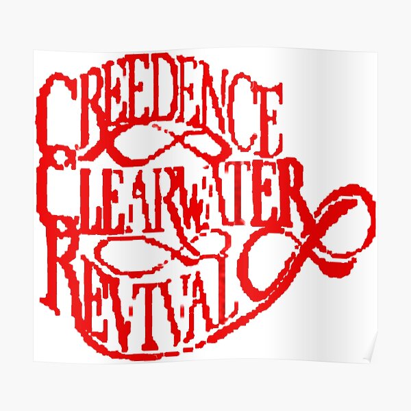 "red logo" Poster for Sale by garettkunde | Redbubble