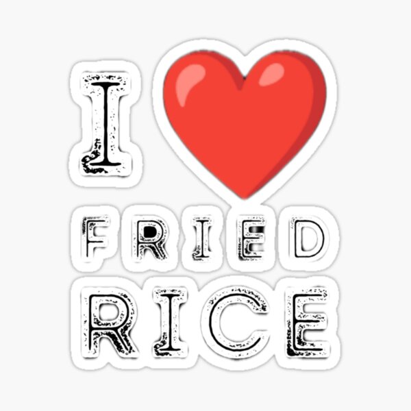 "Shrimp Fried Rice" Sticker by Bellla-m | Redbubble