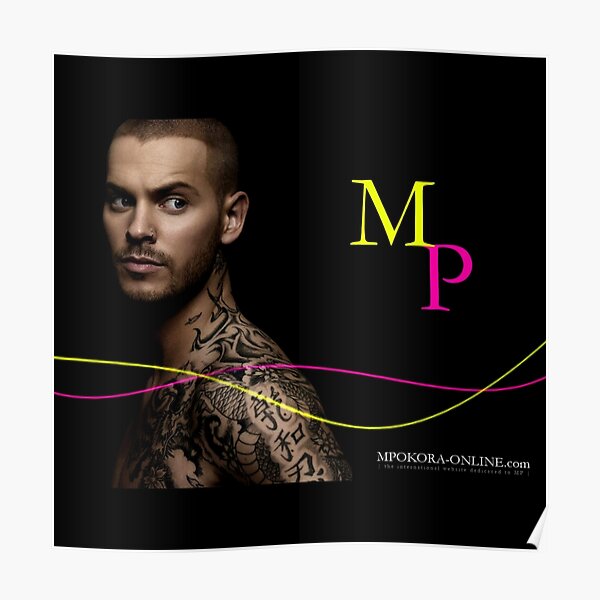 "M Pokora" Poster for Sale by Hbouddach | Redbubble