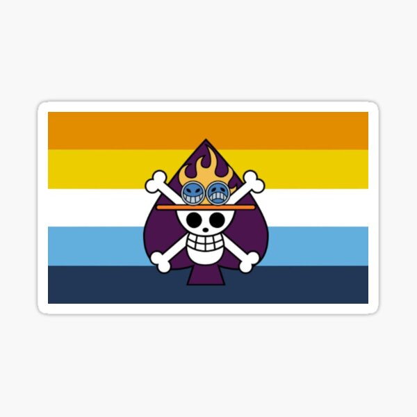 "Aro 'Ace' Ace flag " Sticker for Sale by SpleenJuice93 | Redbubble