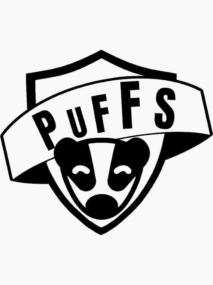 "Puffs Badger Shield" Sticker by BlizzardCaptain | Redbubble