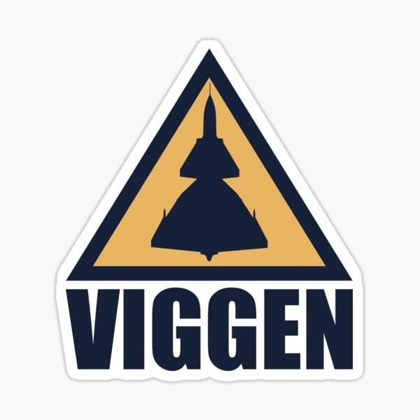 "Viggen" Sticker by StrongVlad | Redbubble