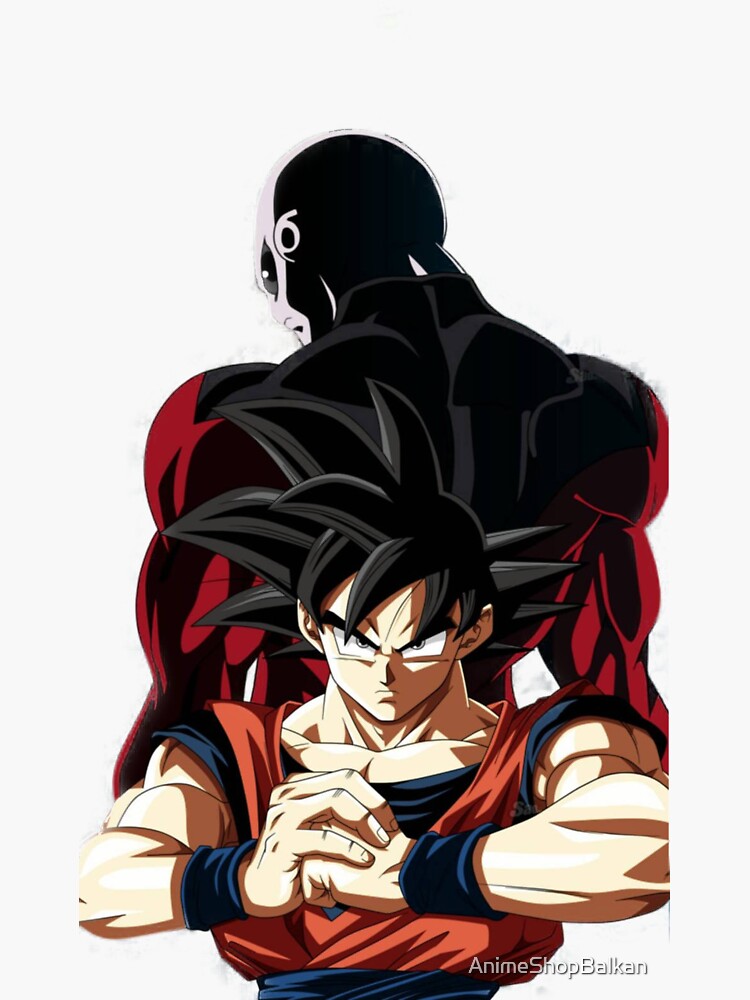 "Dragon Ball Super Goku/Jiren" Sticker by AnimeShopBalkan | Redbubble
