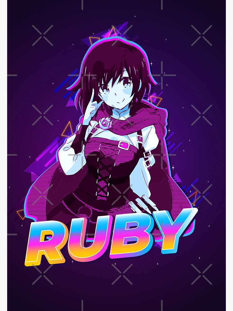 "Ruby Rose | Rwby" Sticker for Sale by Fish6SticksP | Redbubble