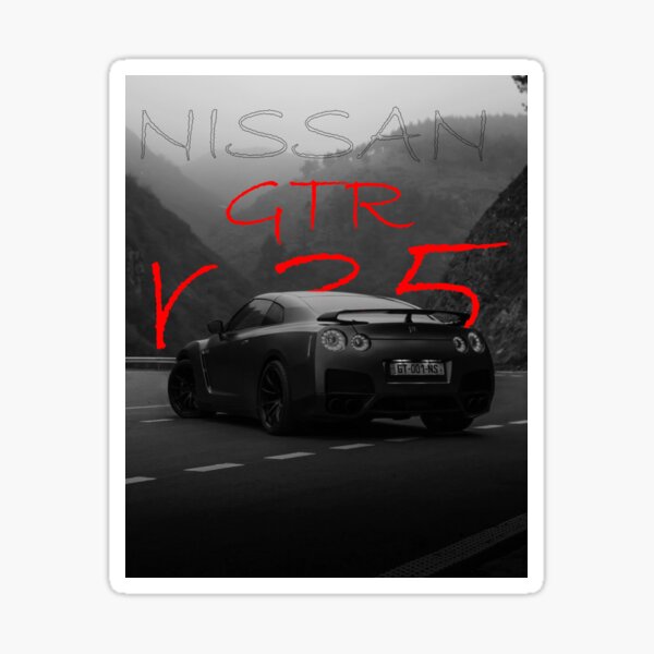 "Nissan GTR r35" Sticker by Paki-Shop | Redbubble