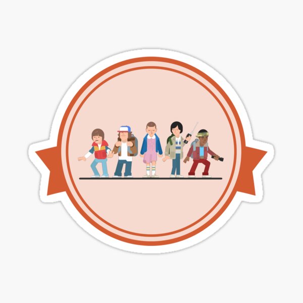 "Stranger Things Emblem" Sticker by emiface | Redbubble