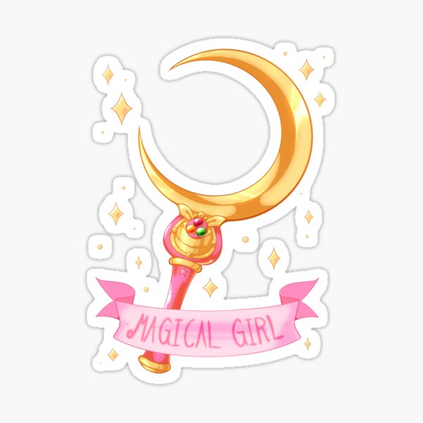 "Magical Girl" Sticker by cynicalpancake | Redbubble