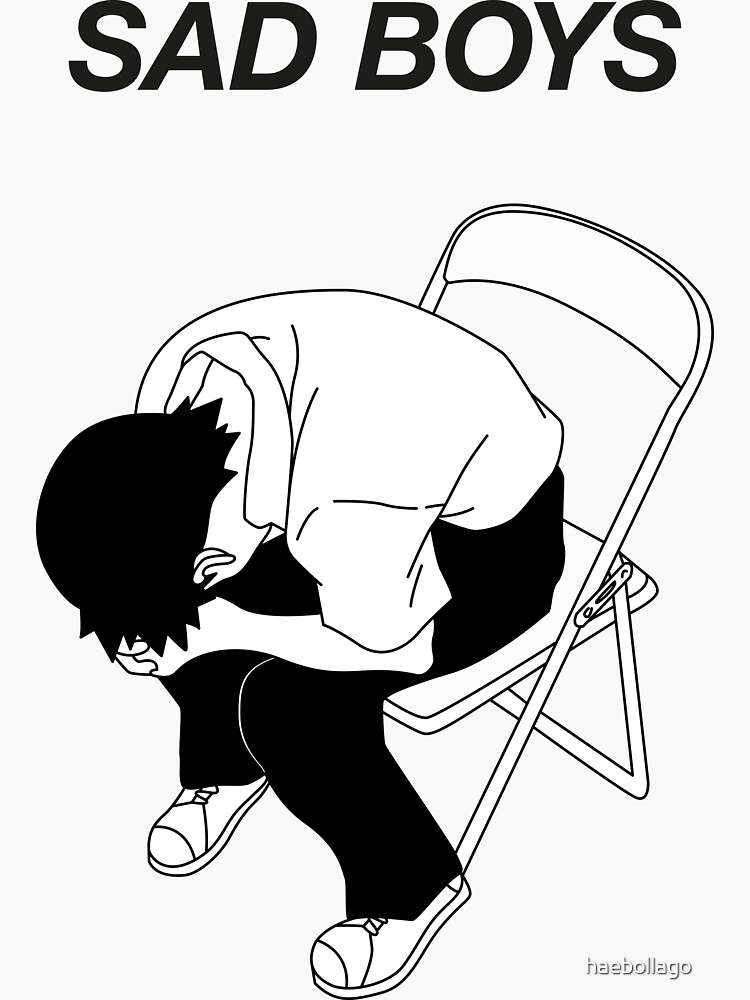 "Sad boy" Sticker for Sale by haebollago | Redbubble