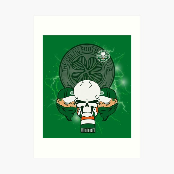 "Celtic FC -ULTRAS - Green Brigade" Art Print by ULTRASart | Redbubble