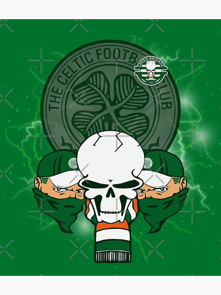 "Celtic FC -ULTRAS - Green Brigade" Art Print by ULTRASart | Redbubble