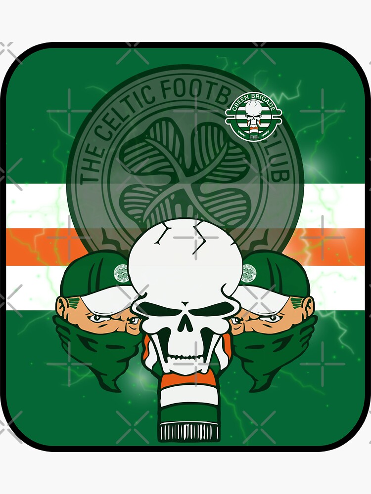 Pegatina «Celtic FC -ULTRAS - Brigada Verde» de ULTRASart | Redbubble