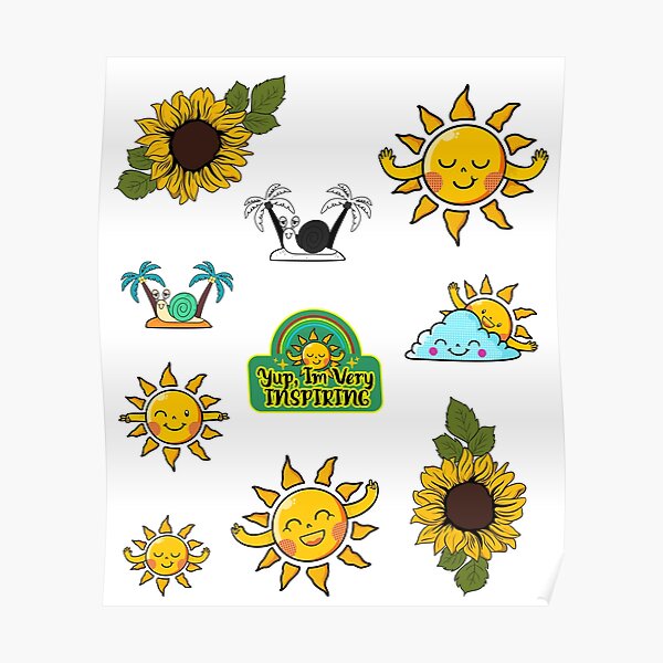 "summer vibes waterproof sticker pack / beachy stickers, Vsco stickers ...