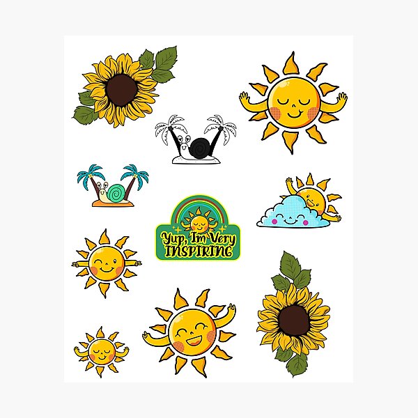 "summer vibes waterproof sticker pack / beachy stickers, Vsco stickers ...