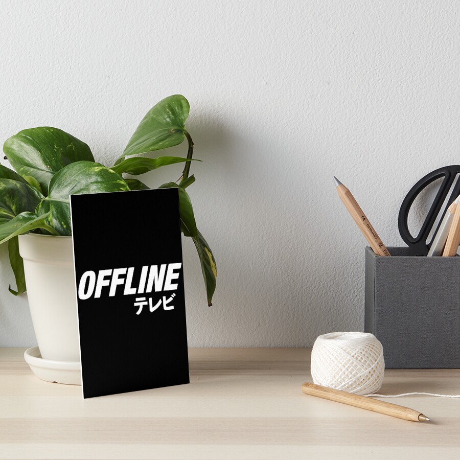 "Offlinetv Merch Offline TV OTV Logo" Art Board Print by HindoShop ...