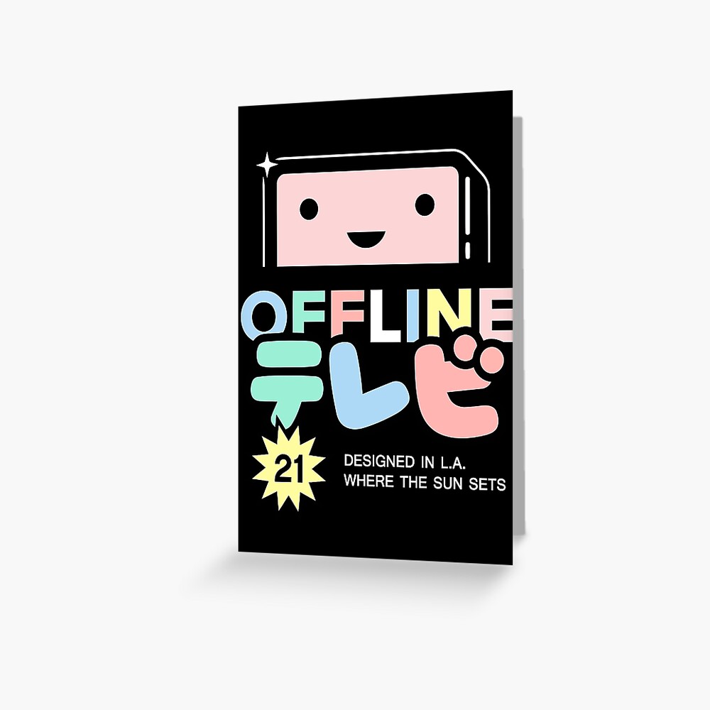 "Offlinetv Merch Offline TV OTV Star" Greeting Card by HindoShop ...