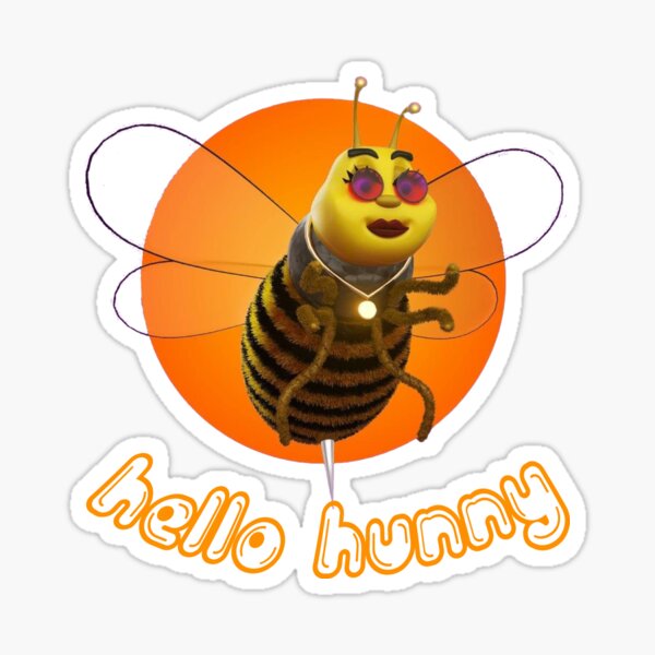 "hello hunny" Sticker by Samuditha98 | Redbubble