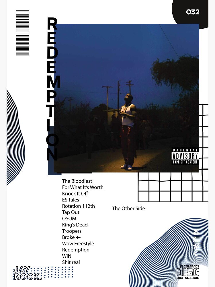 "REDEMPTION POSTER" Sticker by soundwaveposter | Redbubble