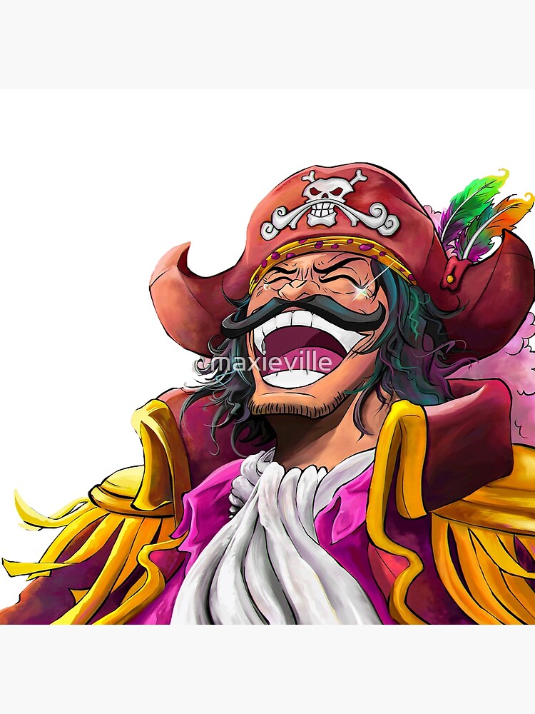"Gol D. Roger Laugh - One Piece" Poster by maxieville | Redbubble