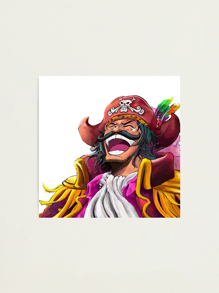 "Gol D. Roger Laugh - One Piece" Photographic Print for Sale by ...