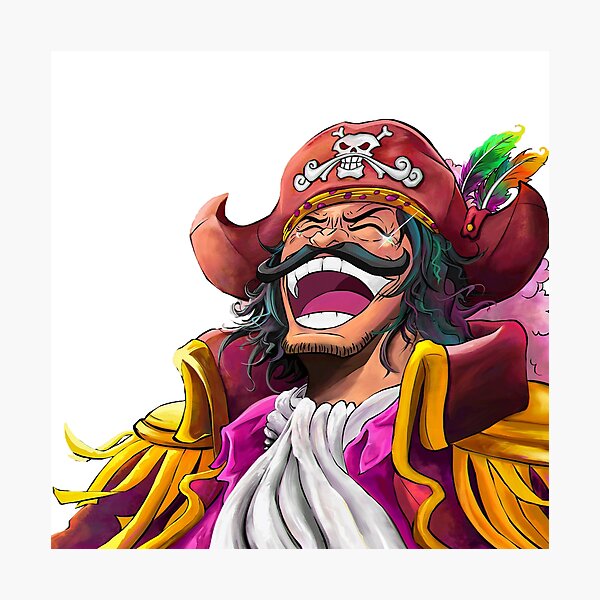 "Gol D. Roger Laugh - One Piece" Photographic Print for Sale by ...