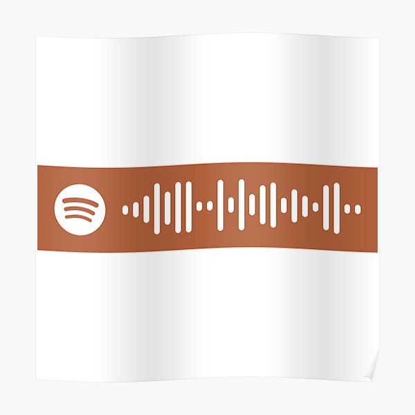 "Taylor Swift evermore Spotify Code" Poster by sarahswiftie | Redbubble