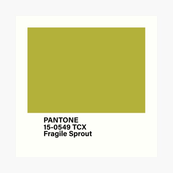 "PANTONE 15-0549 TCX Fragile Sprout" Art Print for Sale by princessmi ...