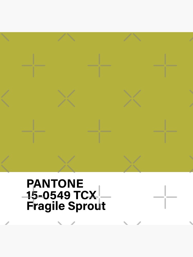 Póster «PANTONE 15-0549 TCX Brote frágil» de princessmi-com | Redbubble