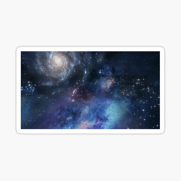 "Galaxy Space" Sticker by DZafke | Redbubble