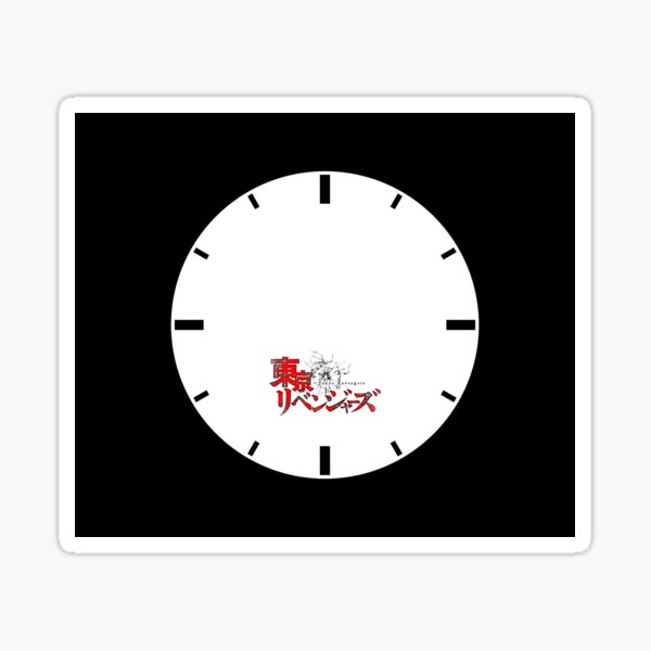 "TR - Anime Clock" Sticker by Maratoon | Redbubble