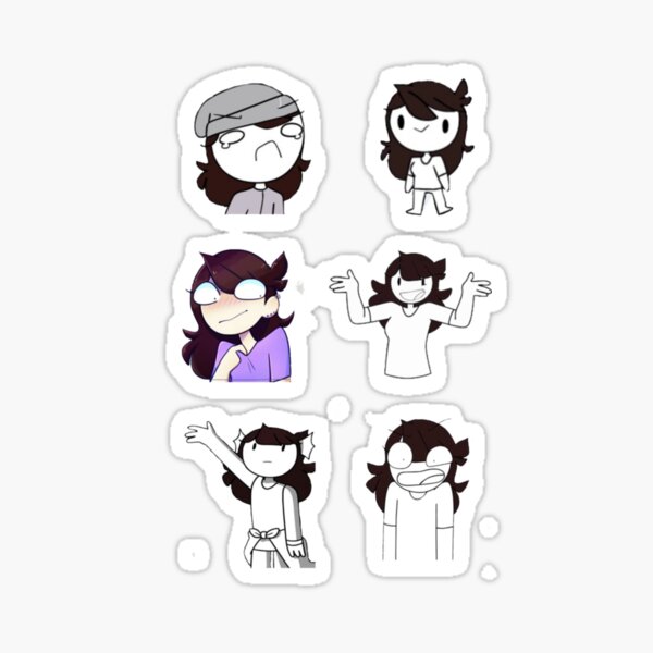 " Jaiden Animations" Sticker for Sale by Olivia-yace | Redbubble