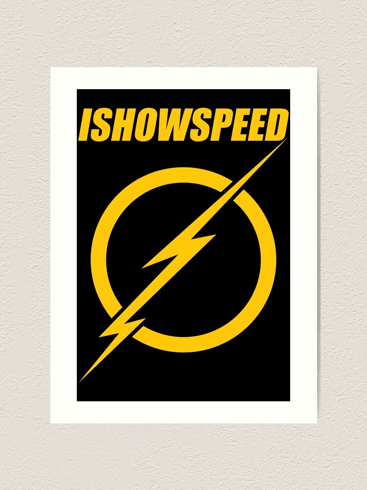 "Ishowspeed Merch Is How Speed Logo" Art Print for Sale by HindoShop ...