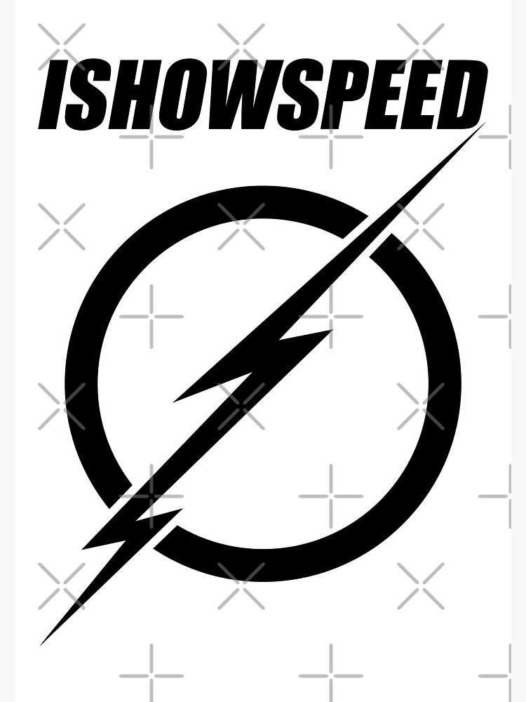 "Ishowspeed Merch Is How Speed Logo" Spiral Notebook by HindoShop ...