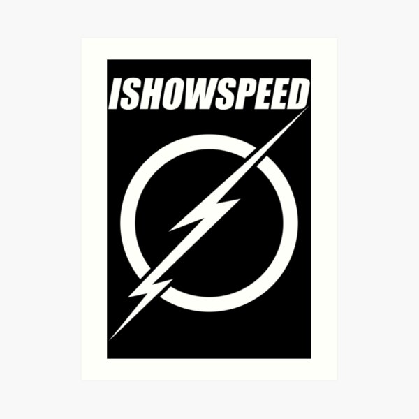 "Ishowspeed Merch Is How Speed Logo" Art Print for Sale by HindoShop ...