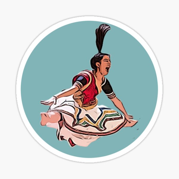 "Raas Dancer Ria" Sticker by karanshaah1 | Redbubble