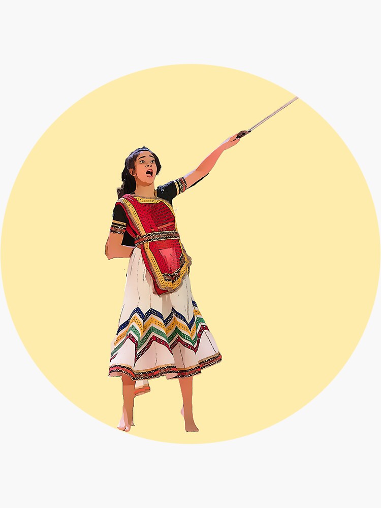 "Ojaswee indian raas dance" Sticker by karanshaah1 | Redbubble