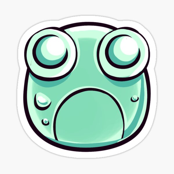 "Shocked Slime" Sticker by CosmicGarbage | Redbubble